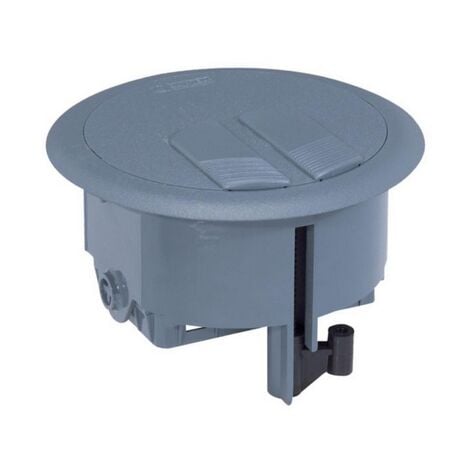 Boîte de sol 3 modules à équiper d'une prise 2P+T 2 modules et 1 prise ...