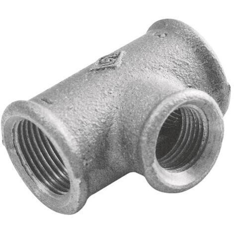 TE REDUIT FONTE GALVANISEE TRIPLE FEMELLE N° 130R
