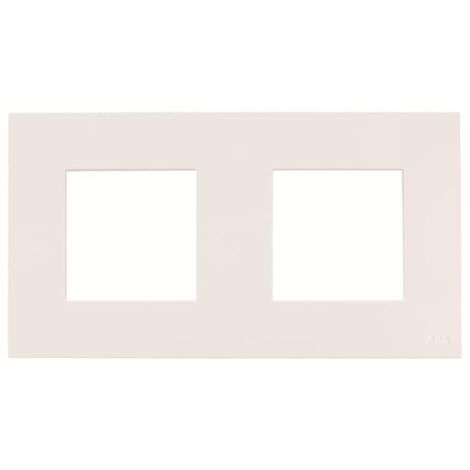 Zenit Plaque de Finition Basique 2X2 modules Blanche 2CLA227210N1102 ABB N2272.1BL
