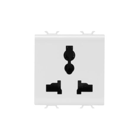 MULTISTANDARD SOCKET OUTLET WHITE GEWISS GW10310