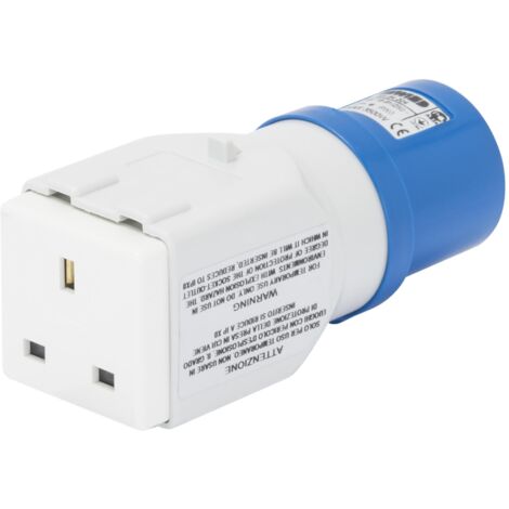 ADAPT.IC 2P+T 16A 230V 1X2P+T BRIT. GEWISS GW64204