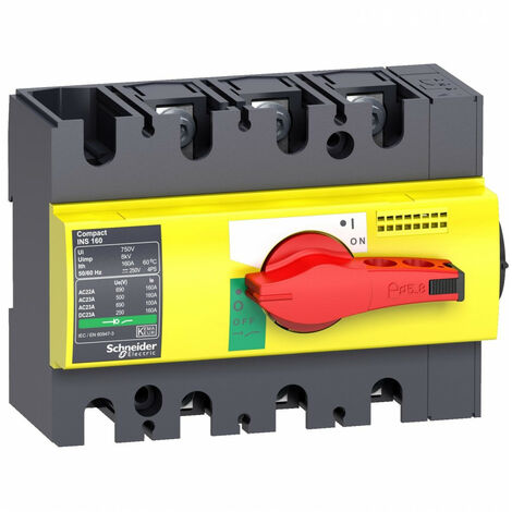 interrupteursectionneur Interpact INS100 3P 100 A SCHNEIDER 28924