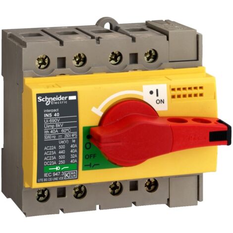 interrupteursectionneur Interpact INS40 3P 40 A SCHNEIDER 28916