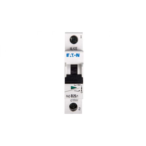 Disjoncteur 1P B 25A 15kA AC FAZ B25/1 278537