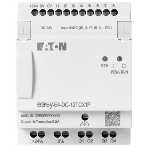 Module logique 24 V DC sans afficheur 8E TOR: 4 ana 4S transistor Push ...