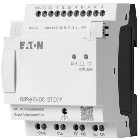 Module logique 24 V DC sans afficheur 8E TOR: 4 ana 4S transistor Push ...