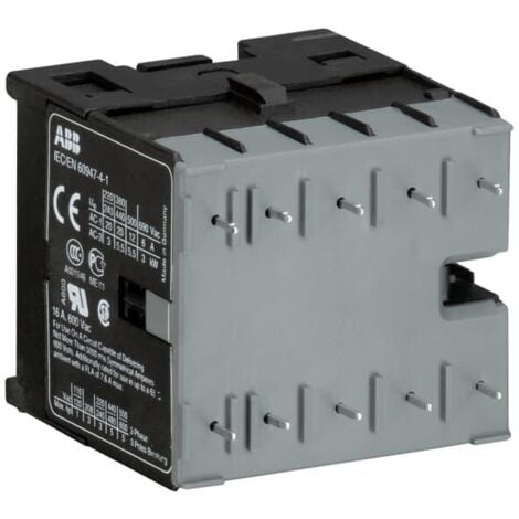 Mini contacteur 5.5kW 3 Pôles avec 1No 24VAC Picots GJL1311009R0101 ABB 09881