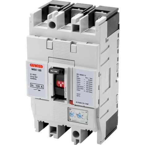 MSX 125 3P 100A 65kA TrMr Term.FC GEWISS GWD9155