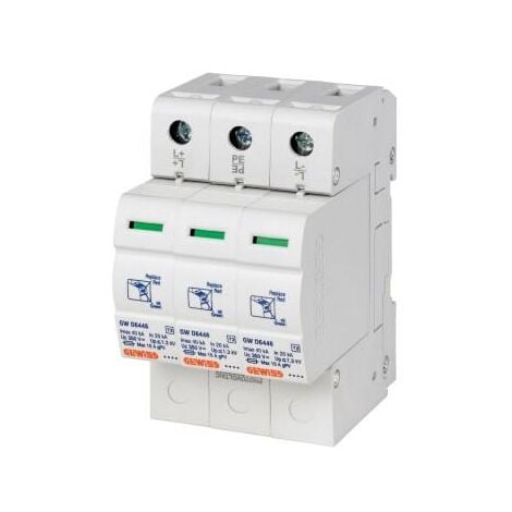 LST - PARAFOUDRE 3P 40KA 1000V CC T2 GEWISS GWD6428