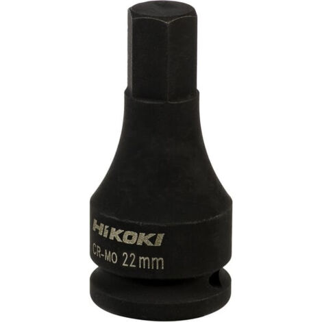 Douille à choc 22mm exter. hex. 3/4" carré 89L HIKOKI 751931