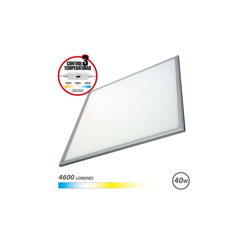 Elbat pannello led 60x60 40w - 4600lm -- 3 selettore di temperatura ...