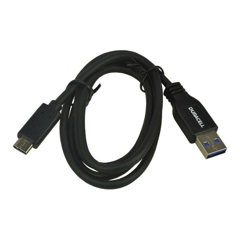 Cavo usb 3.0 duracell usb5031a/ usb maschio - usb maschio/ 1m/ nero