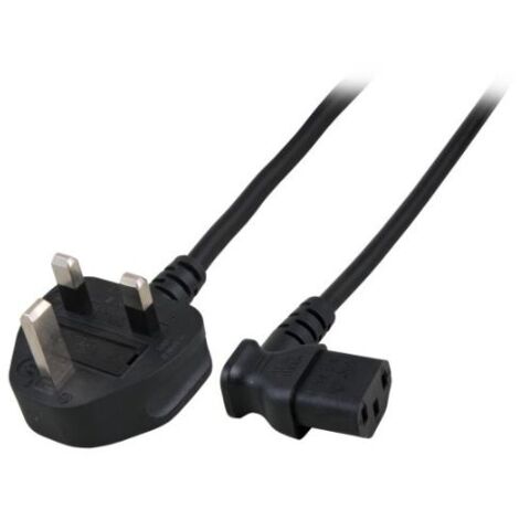 Microconnect BS-1363/C13, 2 m Accoppiatore BS 1363 C13 nero