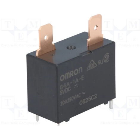 Relè 5vdc 1cto aperto a riposo Spst-no 20a/250vdc Omron G4a-1a-e-5vdc