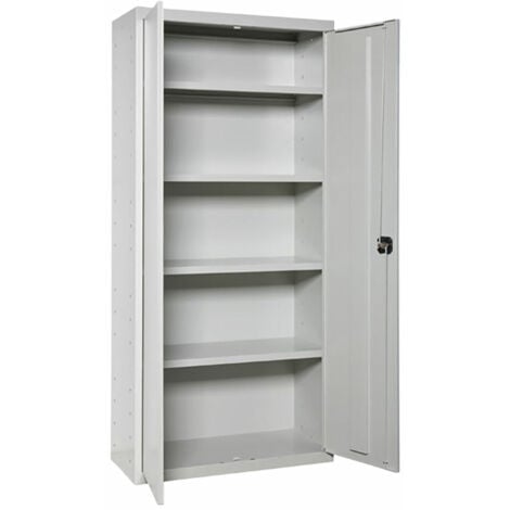 Armadio multiuso 2 ante 4 ripiani