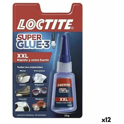 Colla istantanea loctite super colla-3 xxl 20 g (12 pezzi)