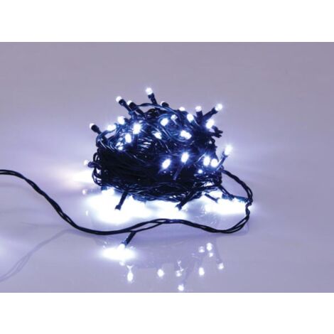 Novalight led- 12 m - 80 lampade bianche -- filo verde