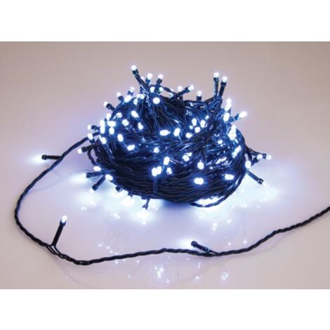 Novalight led - 24 m - - 160 lampade bianche - filo verde