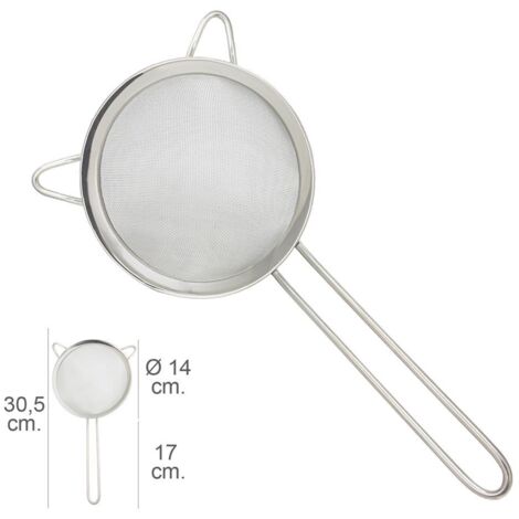 Colino in acciaio inox plus ø 14 x 30,5 cm.