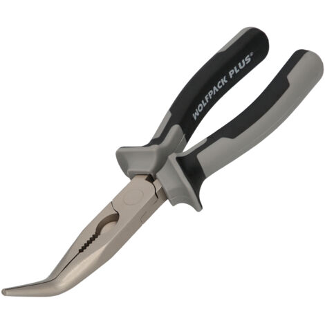 WOLFPACK LINEA PROFESIONAL Pinze a bocca curva 200 mm. Pinze a becchi ...