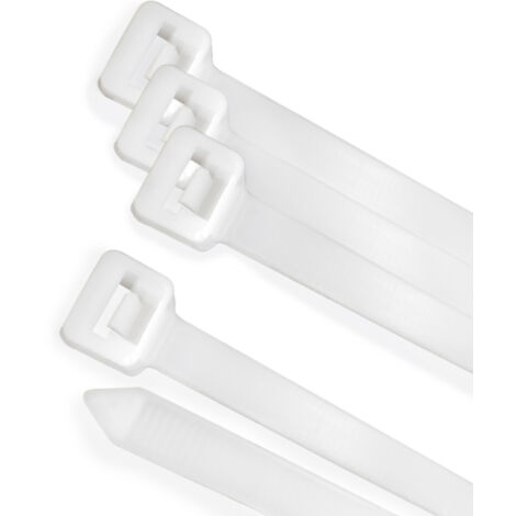 Fascetta in 100% nylon. colore bianco / naturale 9,0 x 780 mm. 100 pz ...