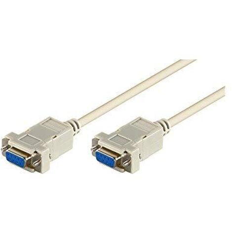 Cavo di collegamento D-SUB da 9 pin, presa/presa, null modem seriale ...