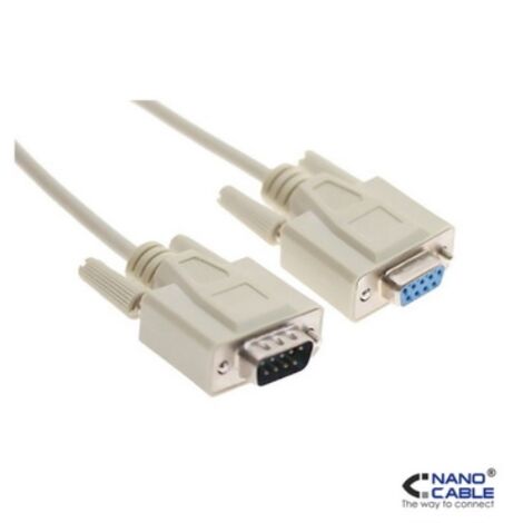 Nanocable - cavo serie null modem db9m/h - db9/h 3.0m