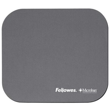 Fellowes microban micro mouse pad silver argento