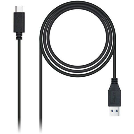 Cavo USB con Mini USB NANOCABLE 10.01.4001-L150 (1,5M) Nero