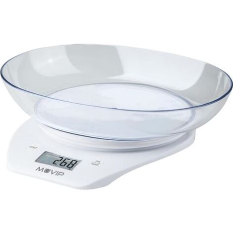 Muvip bilancia da cucina digitale con ciotola - ciotola trasparente da ...