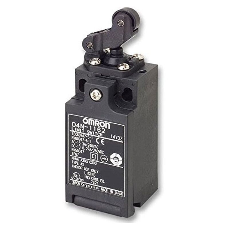 Omron Endschalter mit Kunststoff-Rollenhebel D4N1162-17012600