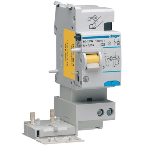 Hager FI-Block 2P 25A 30mA A 2 Module BD225N
