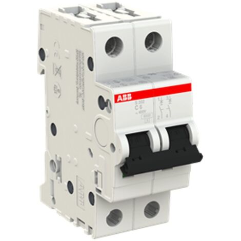 ABB LS-Schalter 2P 6KA 6A C 2M S202 S465502