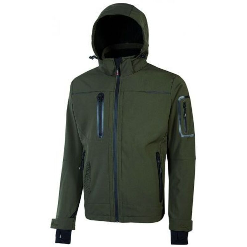 U-Power GIACCA SOFTSHELL SPACE Col. Verde Mis. L