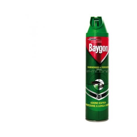 Baygon INSETTICIDA SPRAY SCARAFAGGI E FORMICHE PLUS ml. 400 12 PZ