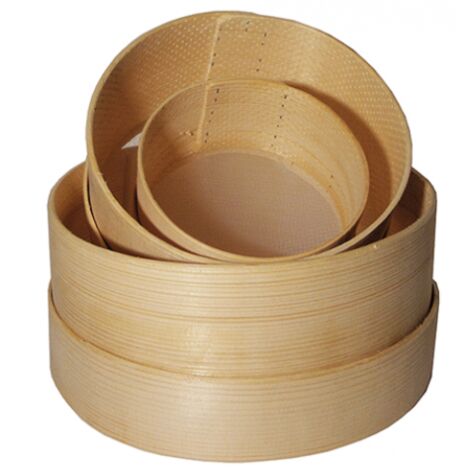 SETACCI PER FARINA IN LEGNO SET 3 PZ RETE PLASTICA (39569)