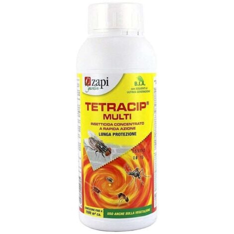 INSETTICIDA TETRACIP MULTI TETRAMETRINA PERMETRINA ZANZARE MOSCHE ML100 ...