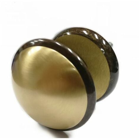 POMO POMELLO POMOLO FISSO IN OTTONE Ø 75 MANIGLIA PER PORTE PORTONE (19918)