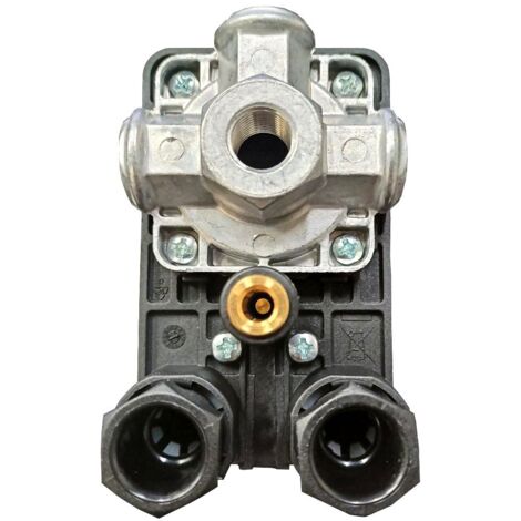 PRESSOSTATO COMPRESSORE 25/50/100 LT 4 VIE UNIVERSALE BIPOLARE 4 A 12 ...