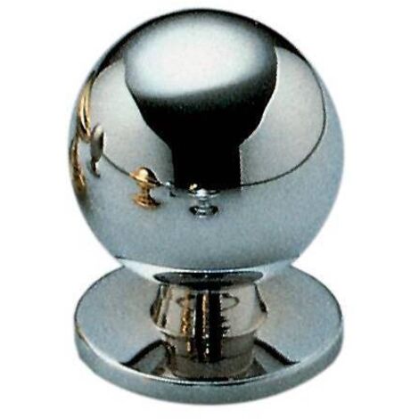 POMOLO IN OTTONE NERO D. 25 MM CONFEZIONE POMOLI DA 2 PEZZI CON VITI ...