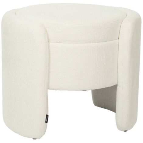 sweeek - Moderner Hocker mit Stoffbezug und Stauraum