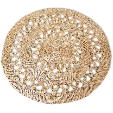 Round Jute Rug - Boho Bali - 100 CM - Ilya