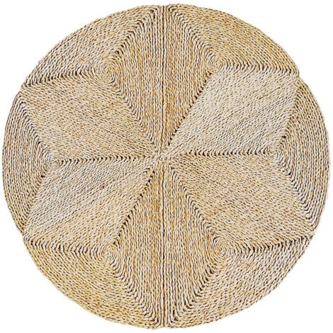 Round Jute Rug - Boho Bali - 110 CM - Gabba Natural