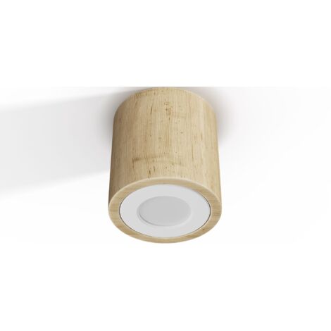 Wooden Ceiling Spotlight - Treva Natural