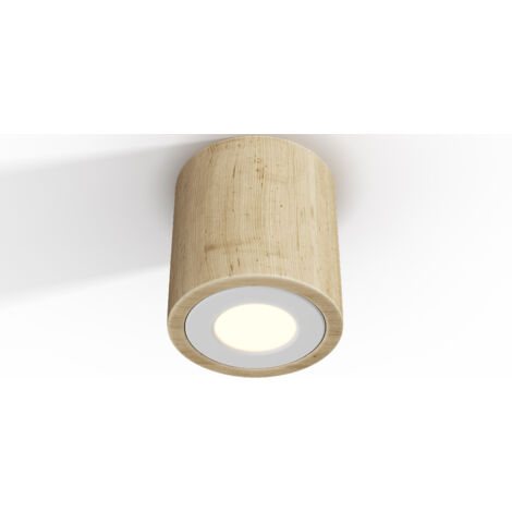 Wooden Ceiling Spotlight - Treva Natural