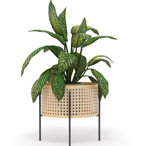 Round Floor Planter Boho Style Fusion