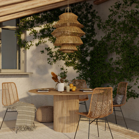Rattan Pendant Lamp - Boho Bali - Ferta Natural