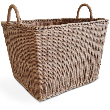 Rattan Basket with Handles - 45x35CM - Luisa Natural