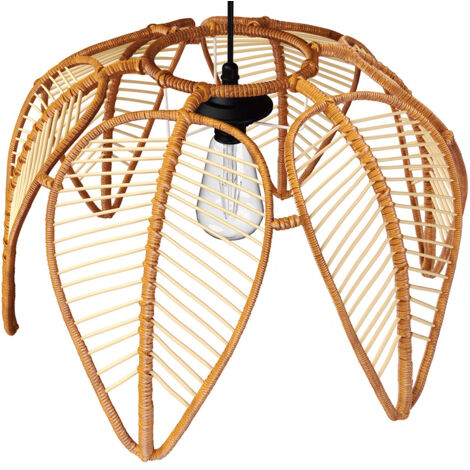 Rattan Ceiling Lamp - Boho Bali Style - Cardenia Natural