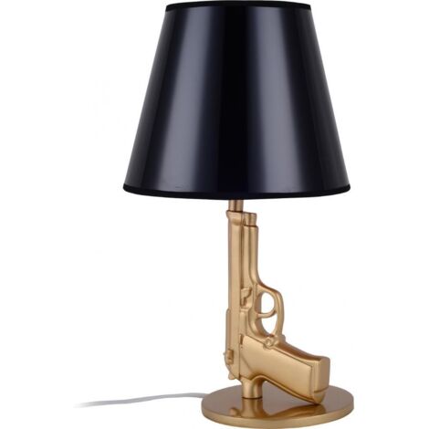 Table Lamp - Gun Design Living Room Lamp - Beretta Gold